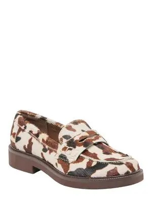 Dolce Vita Tiggy Penny Loafer - Cocoa Taurus Calf Hair
