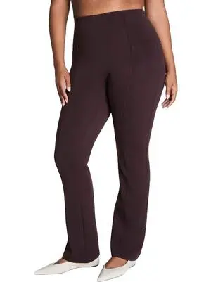 Spanx Micro Flare Leggings Truffle Brown