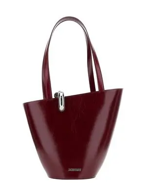 Jacquemus Le Bambola Moyen Leather Shoulder Bag - Red