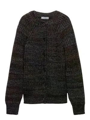 Prada Crew-neck Cardigan - Brown