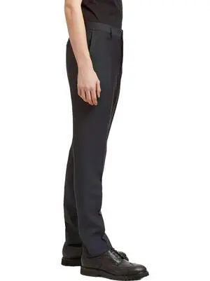 AIEZEN Wool-blend Tailored Trousers - Grey