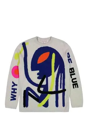 WALTER VAN BEIRENDONCK Why Be Blue Jumper - Grey