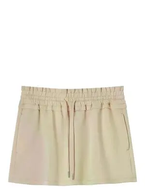 B+AB Ruffle-detail Mini Skirt - Neutrals