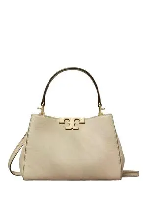 Tory Burch Eleanor Soft Leather Crossbody Bag - Neutrals