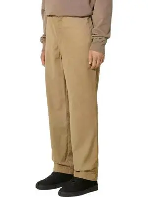 Carhartt Work In Progress Logo-patch Trousers - Neutrals