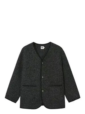 B+AB Bouclé Buttoned Jacket - Grey