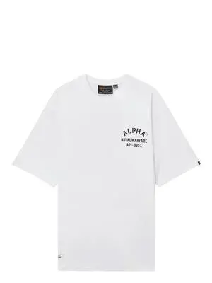 Alpha Industries Graphic Print T-shirt - White
