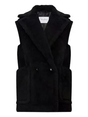 Max Mara Bormida Double-breasted Coat - Black