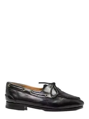 Bally Leather Loafers - Black