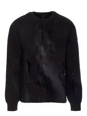 Belstaff Crew Neck Cotton Jumper - Black