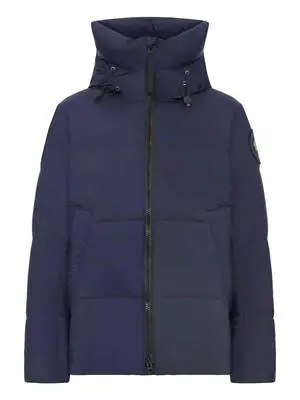 Canada Goose Logo-patch Padded Jacket - Blue
