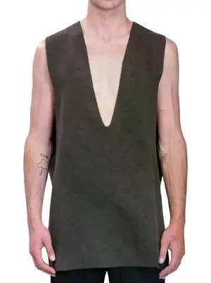Rick Owens Sleeveless Knitwear - Green