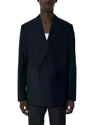 Gucci Double-breasted Notched-lapel Blazer - Black