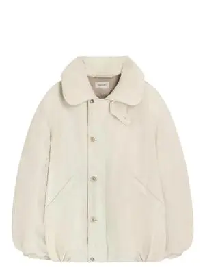 LEMAIRE Bubble-collar Puffer Jacket - Neutrals