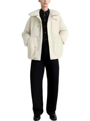LEMAIRE Bubble-Collar Puffer Jacket Neutrals