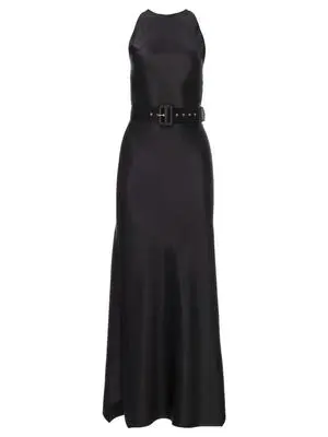 IL VOLO Erika Belted Dress - Black