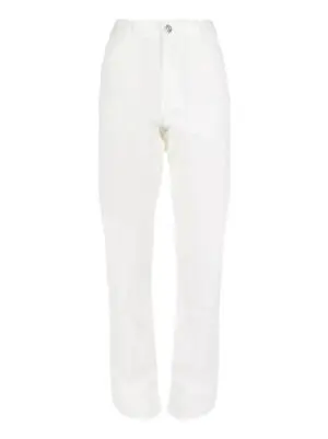 Zegna Button-fastening Trousers - White