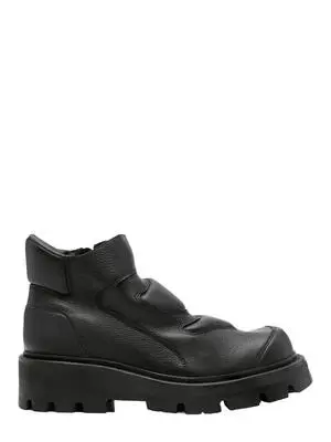 GMBH Aeon Embossed Leather Boots - Black