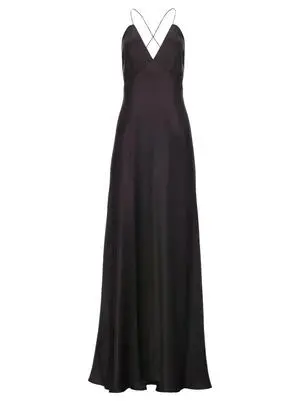 IL VOLO Muse Spaghetti-strap Bias-cut Dress - Black