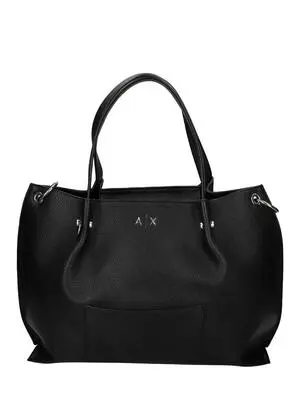 Armani Exchange Logo-detail Tote Bag - Black