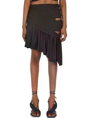 DI PETSA Oracle Cut-out Mini Skirt - Black