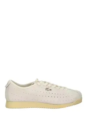 Lacoste Club-low Perforated Leather Sneakers - White