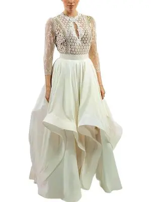 LETHICIA BRONSTEIN Olivia Long Skirt - White