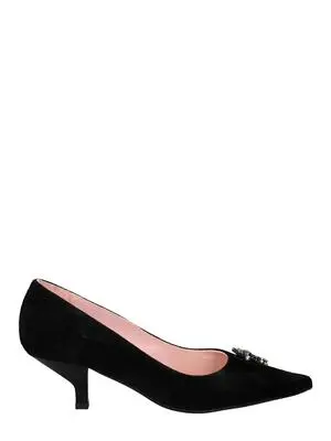 RAS 50mm Embellished Pointed-toe Pumps - Black