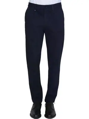 BOSS Logo-patch Trousers - Blue