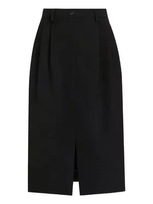 Dolce & Gabbana Tailored Midi Skirt - Black