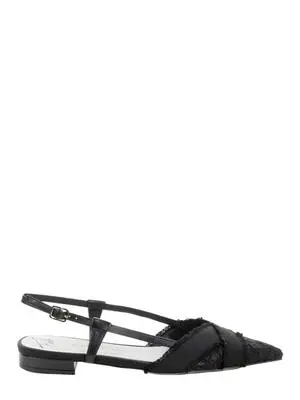 Roberto Festa Kesha Slingback Ballet Flats - Black