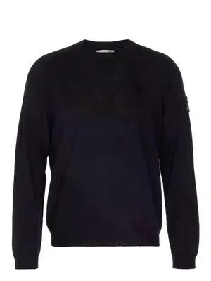 Premiata Patch-pocket Crew-neck Sweater - Black