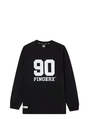 FINGERCROXX 90 Graphic Long-sleeve T-shirt - Black