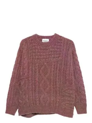 MARANT ETOILE Cable-knit Sweater - Red