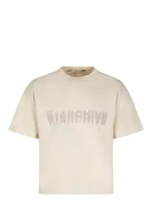 B1ARCHIVE Crew-neck Graphic T-shirt - Neutrals