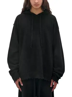 UMA WANG Cashmere Hoodie - Black