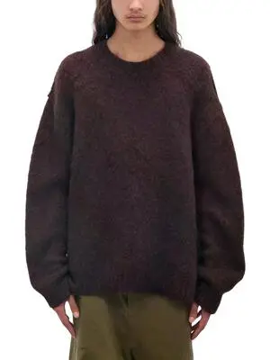 UMA WANG Alpaca Wool-blend Jumper - Brown
