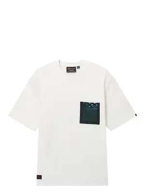 Alpha Industries Graphic-patch Pocket T-shirt - White