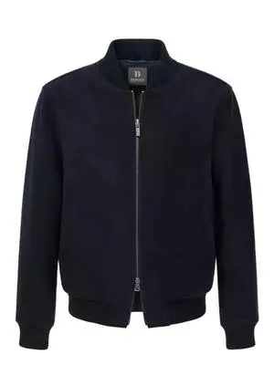 Boggi Milano Padded Bomber Jacket - Blue