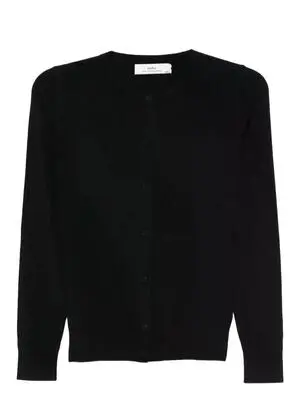 Arch4 Front-button Cardigan - Black