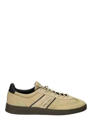Tommy Hilfiger Greenwich Leather Stripe Sneakers - Neutrals