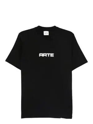ARTE ANTWERP Logo-print T-shirt - Black