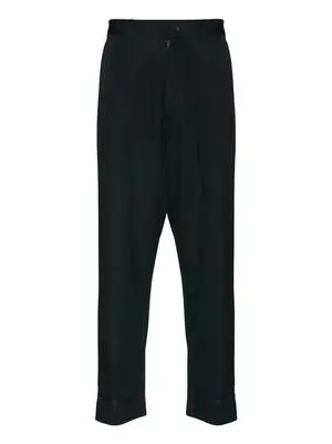 MAISON MARGIELA Tailored High-waisted Trousers - Black