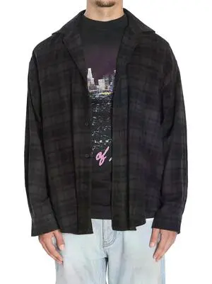 Balenciaga Layered Cotton Shirt - Black