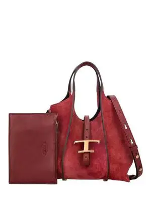 TOD'S T Timeless Shoulder Bag - Red