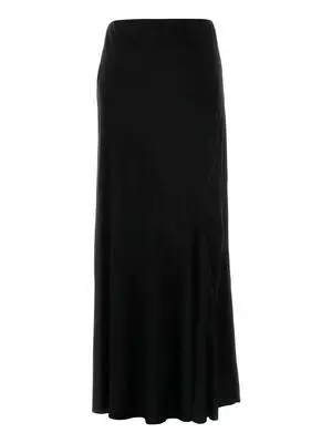 THE ROW High-waisted Midi Skirt - Black