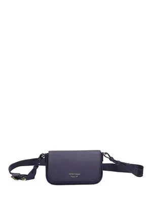 Emporio Armani Logo-stamp Mini Bag - Blue