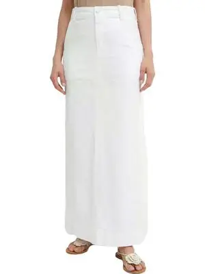 A.L.C. Hunter Denim Maxi Skirt - White