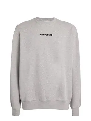 J. Lindeberg Cotton Callan Sweatshirt - Grey