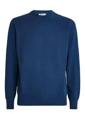 Sandro Cashmere Crew-neck Sweater - Blue